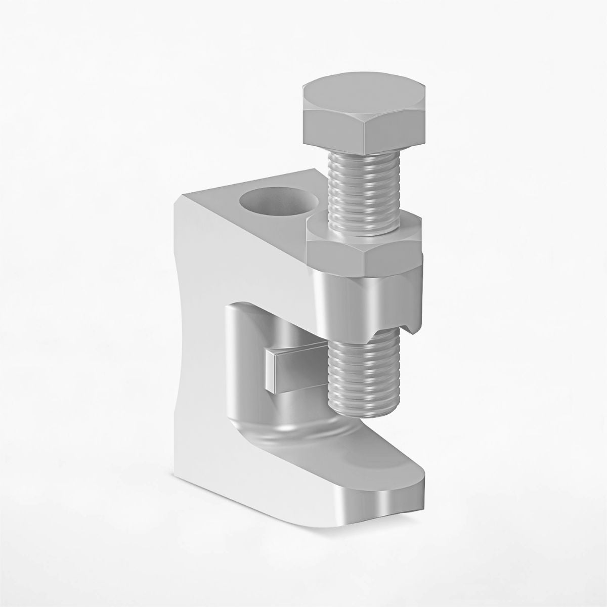 KLZ - Bjælkeklo med gevindhul og glat front – Erik-larsen.dk